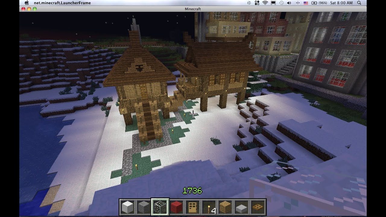 minecraftสอนสร้างบ้านทรงไทยขนาดเล็ก thai style house - YouTube