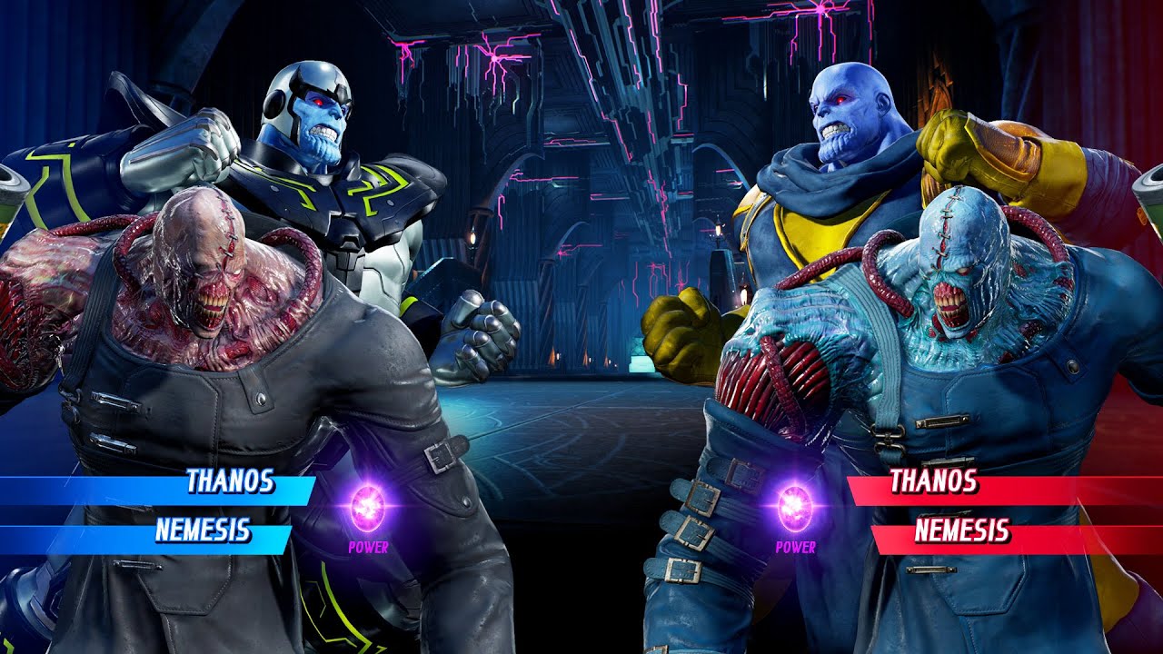 Thanos & Nemesis vs Thanos & Nemesis (Very Hard) - Marvel vs Capcom ...