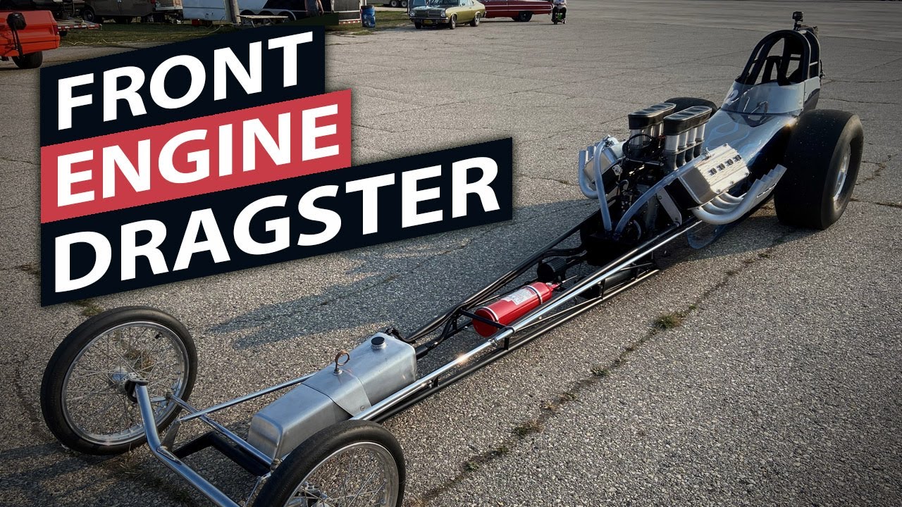 First Time at the Race Track With My Front Engine Dragster - YouTube