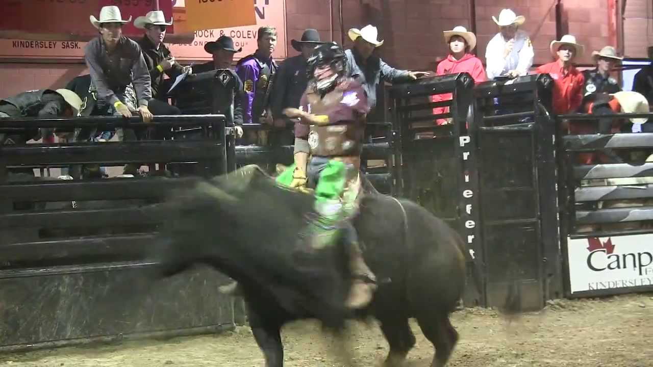 Tanner Girletz 87 on Two Bit's 852 Blizzard. Eatonia, SK (PBR) '13 ...