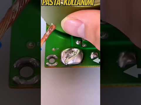 Lehim nasıl yapılır pasta kullanımı   #lehimpastası