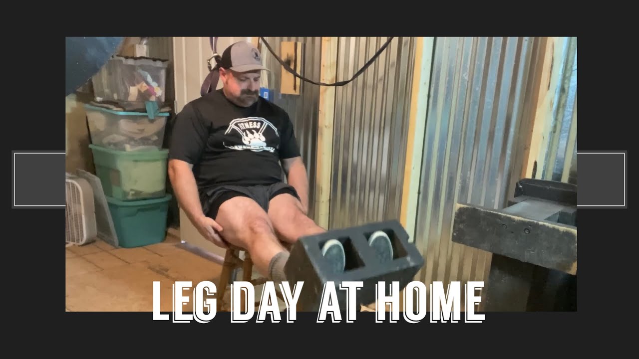 Home leg day, home workout Vlog. - YouTube