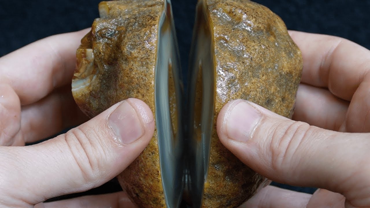 Cutting Open 5 Rocks From Around The World - YouTube