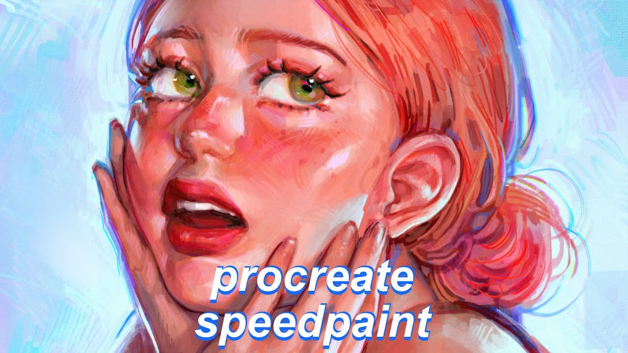 draw with me procreate speedpaint - YouTube