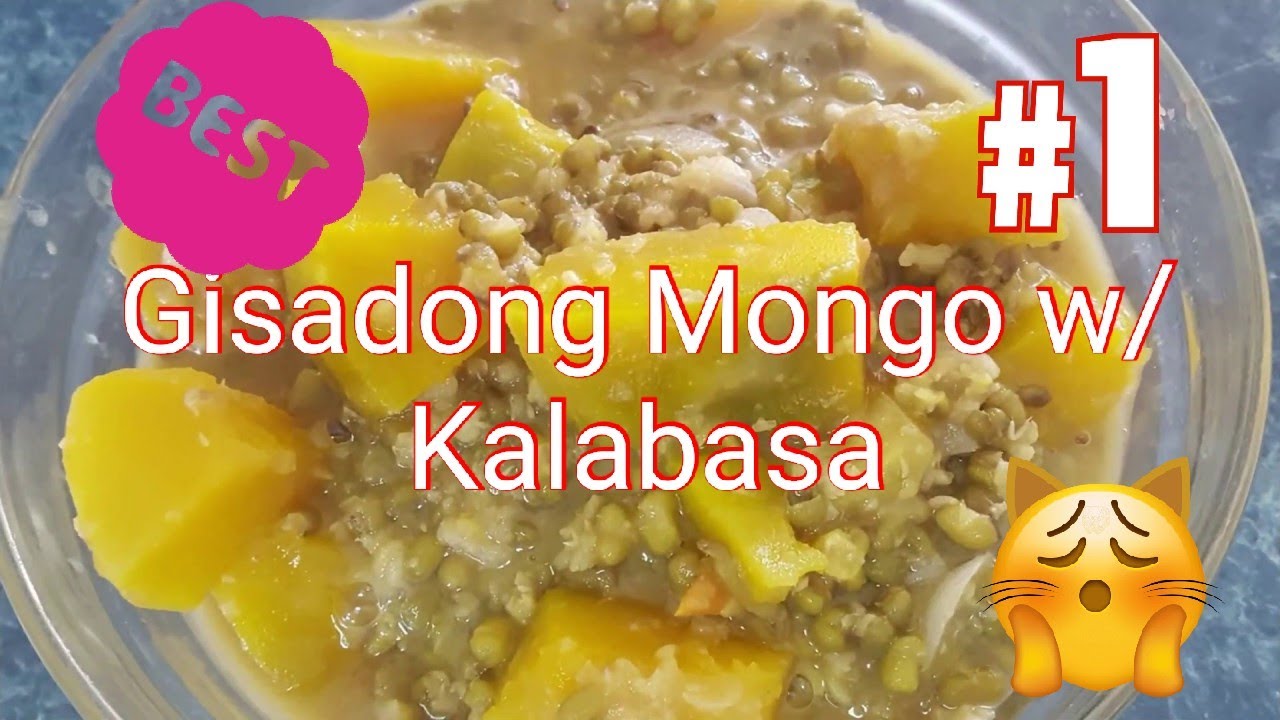 Gisadong Mongo with Kalabasa|Filipino Food|Pinoy Abroad - YouTube