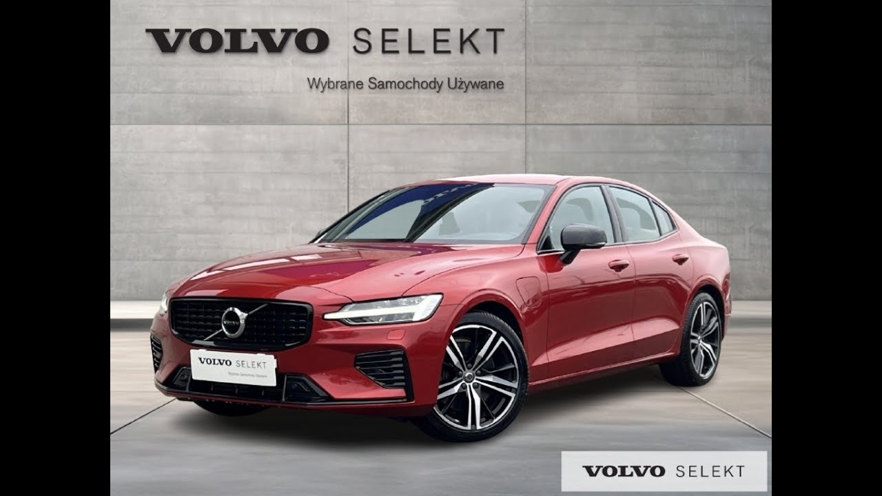 VOLVO SELEKT S60 T8 AWD PLUG-IN HYBRID R-DSIGN FUSION RED I NOBILE CARS ...