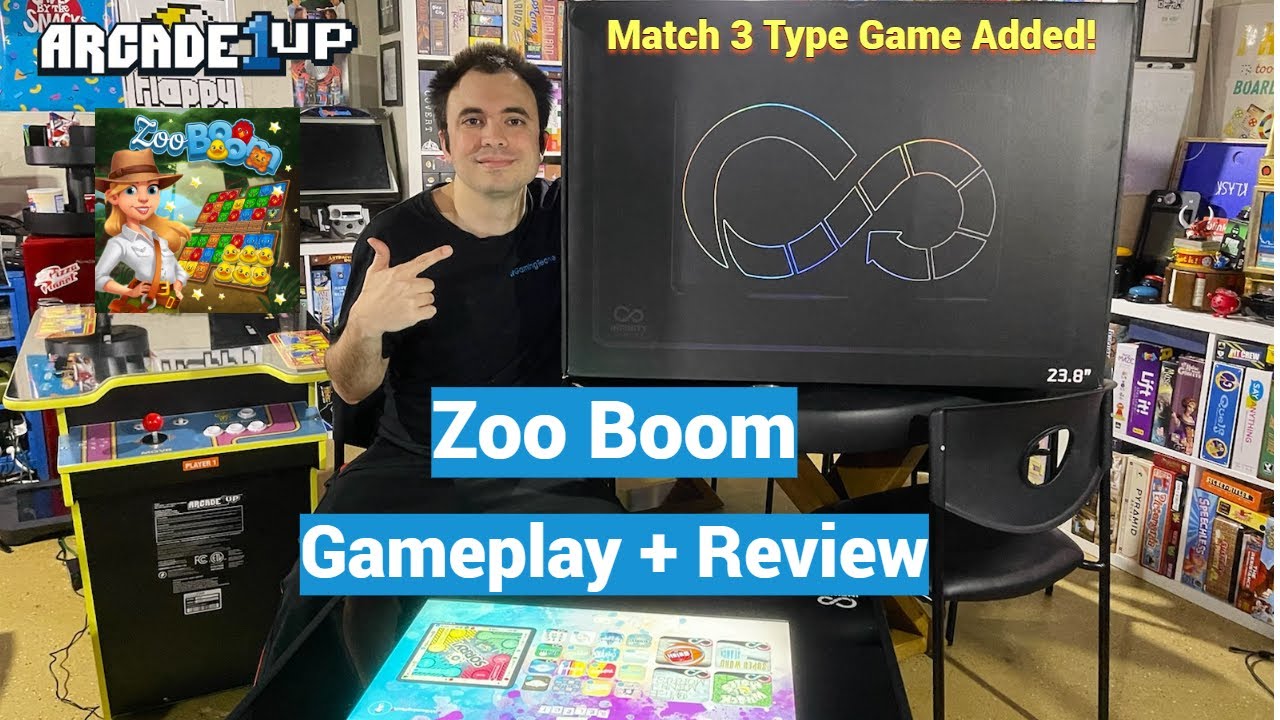 Zoo Boom Gameplay + Review on The Infinity Game Table Arcade1Up - Match ...