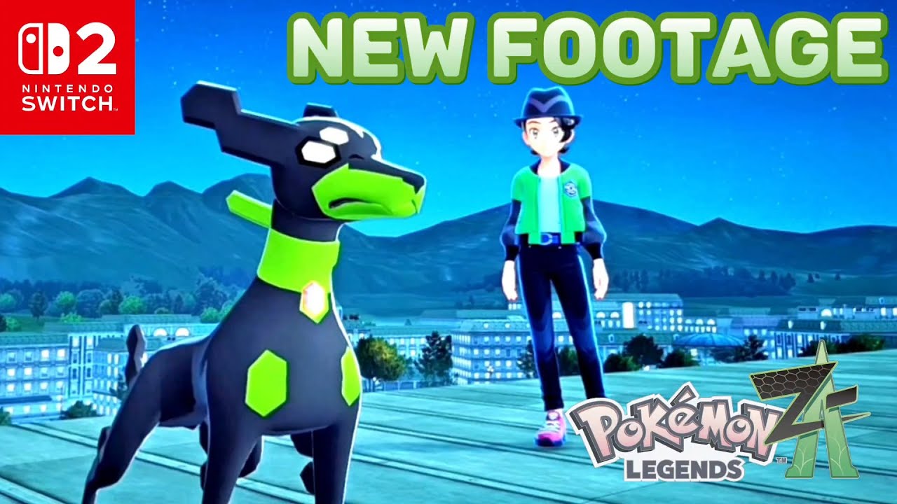 NEW Pokemon Legends ZA Footage (Nintendo Switch 2 Pokémon Legends Z-A ...