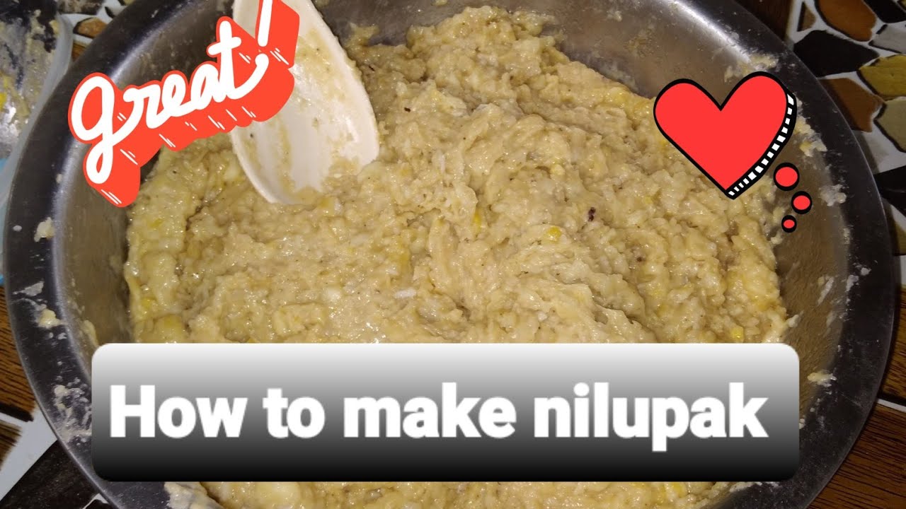 Paano gumawa ng nilupak #Pang negosyo - YouTube