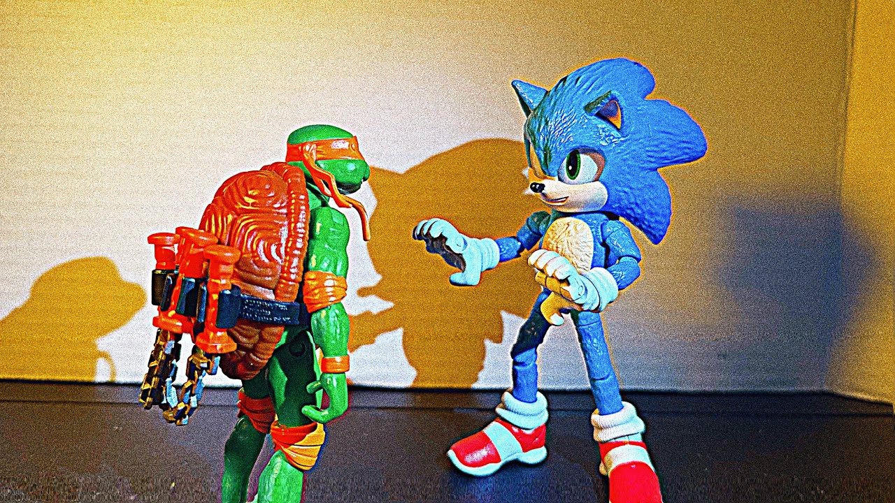 Ben Schwartz “WOAH” (Sonic & TMNT Stop Motion) - YouTube