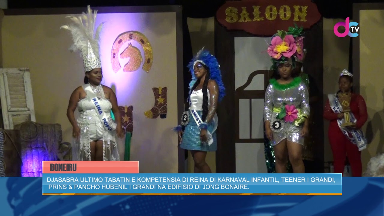 djasabra ultimo tabatin e kompetensia di reina di karnaval infantil ...