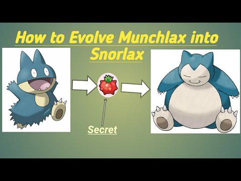 Pokemon Munchlax Evolution