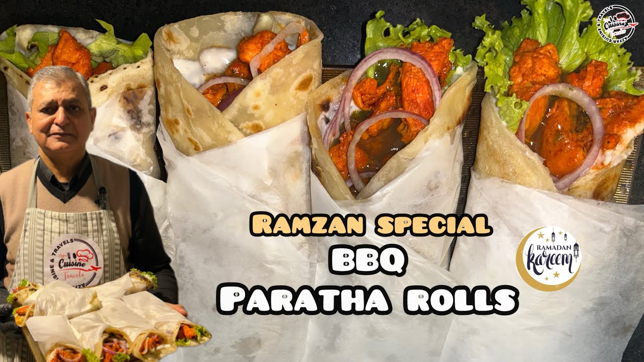 BBQ paratha rolls | Ramzan Kareem | Easy to Make | AzfarCuisine&Travels ...