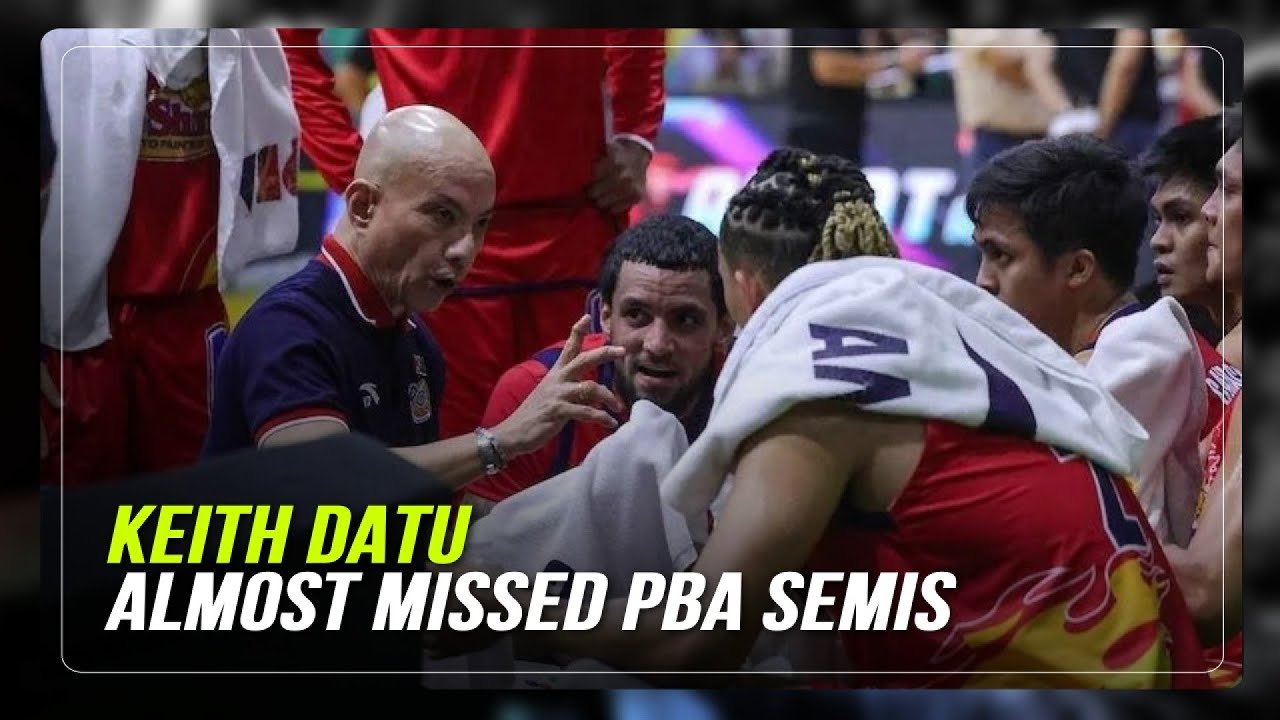 Why Keith Datu almost missed RoS’ semis series against San Miguel - YouTube