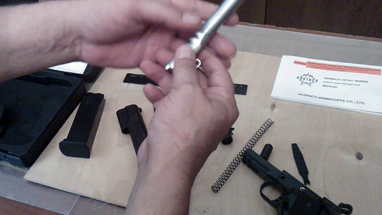 Пистолет NORINCO NP44, клон Colt M1911A1 - YouTube