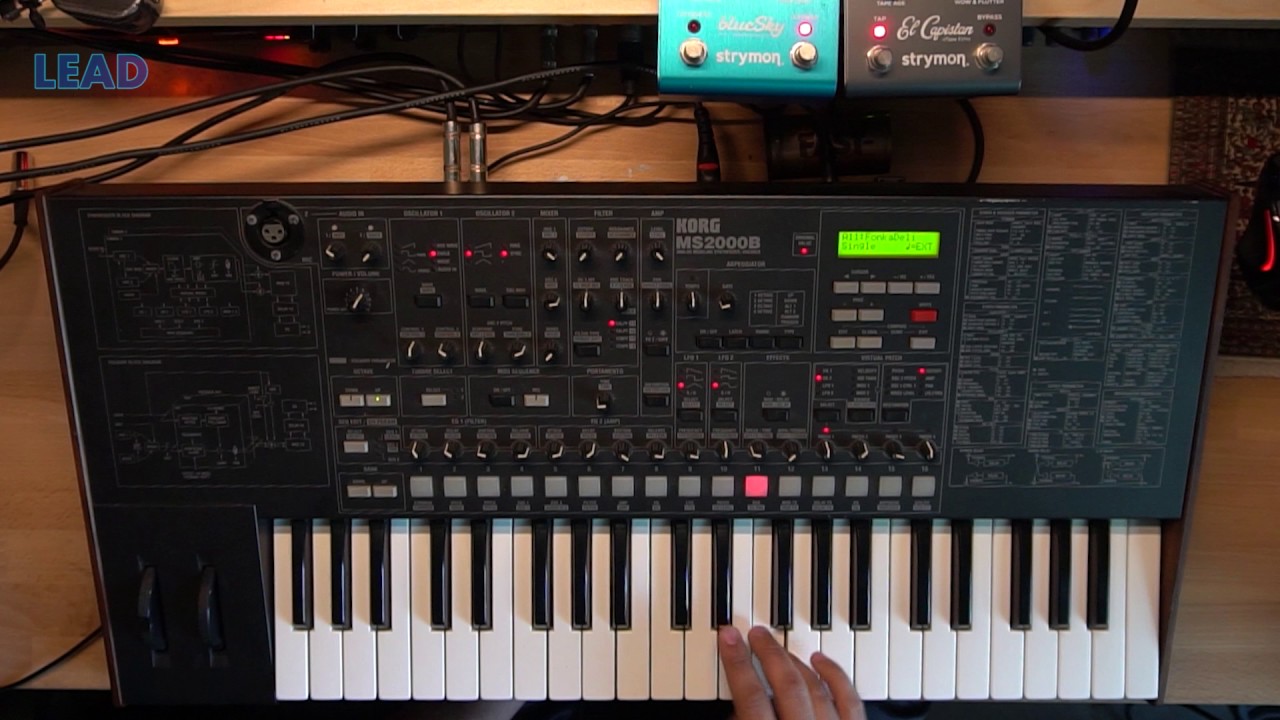 Ambient Synth Passage #5 - Korg MS2000B + Strymon ElCapistan & Bluesky ...