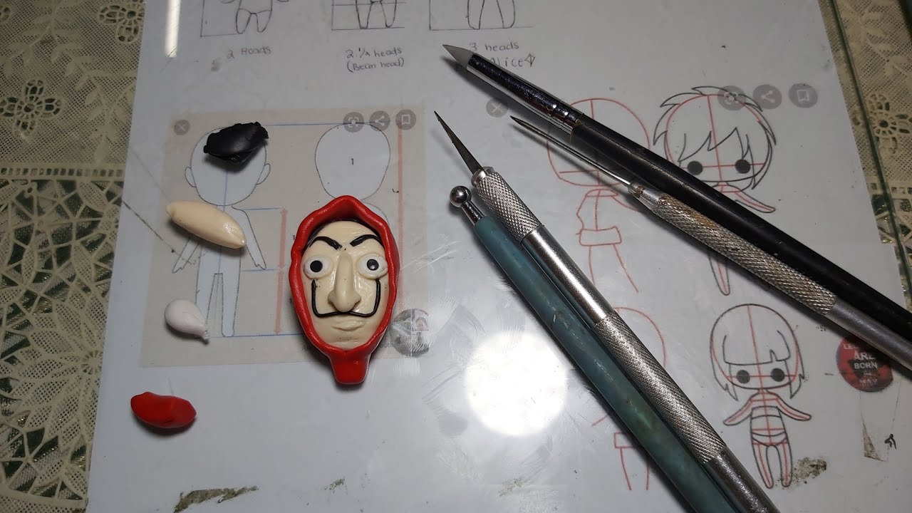 Dali mask | timelapse - YouTube