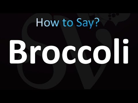 How to Pronounce Broccoli (Correctly!) - YouTube