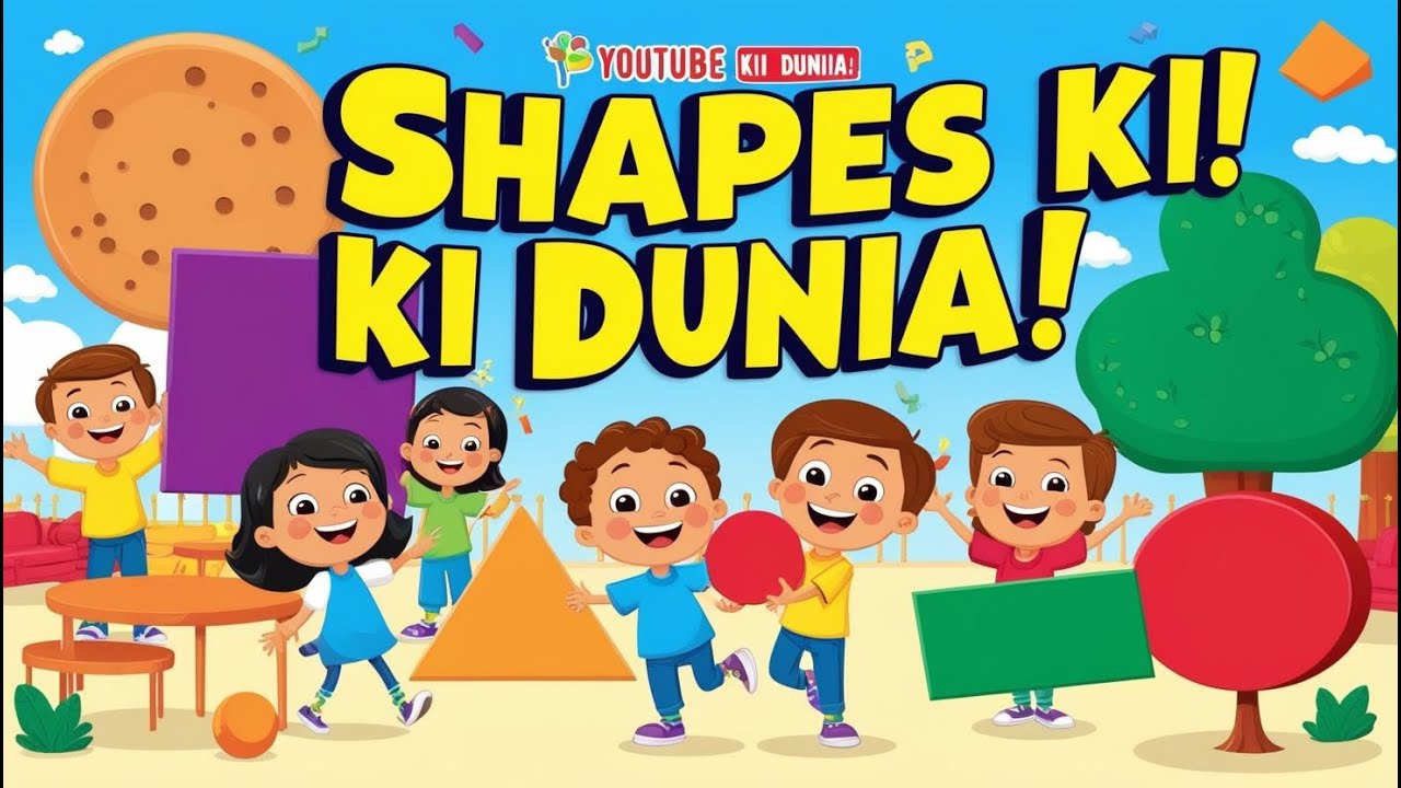 Shapes Fun Circle, Square, Triangle & More! Kids Shapes Song - YouTube