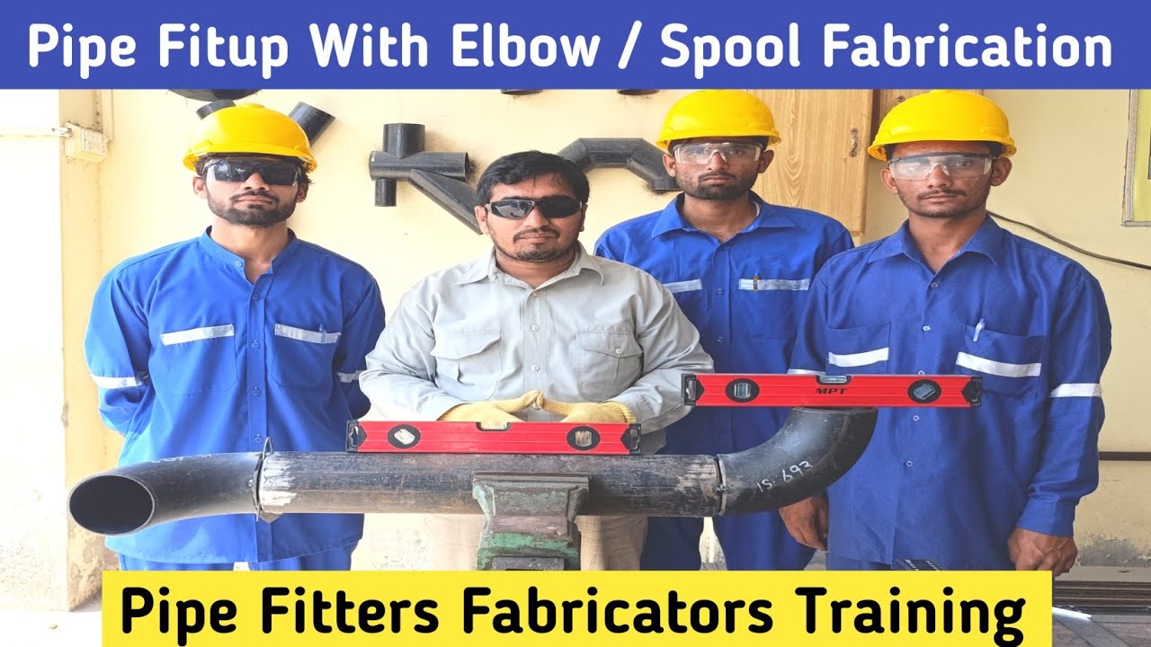 Pipe Fit up with elbow | Pipe Spool Fabrication | Elbow Fitup ...