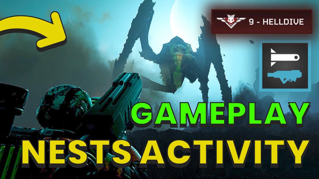 HELLDIVERS 2 | NESTS ACTIVITY | Helldive 9 Difficulty Gameplay (No Commentary) - YouTube