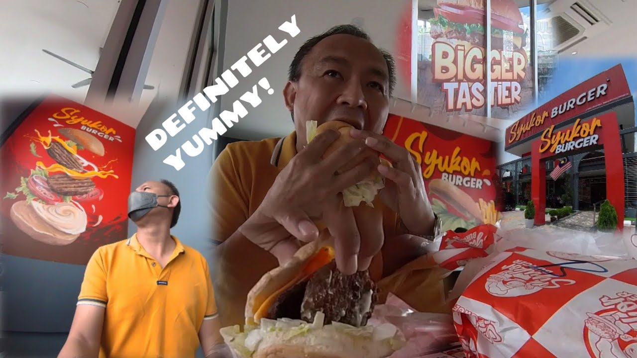 My first bite on the Syukor Burger Tebing Bandar Dato' Onn - YouTube
