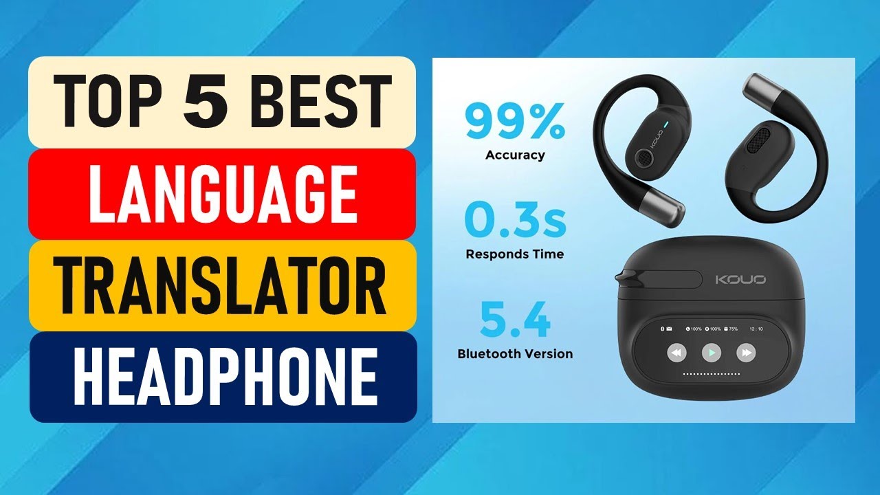 Top 5 Best Language Translator Headphone in 2025 - YouTube