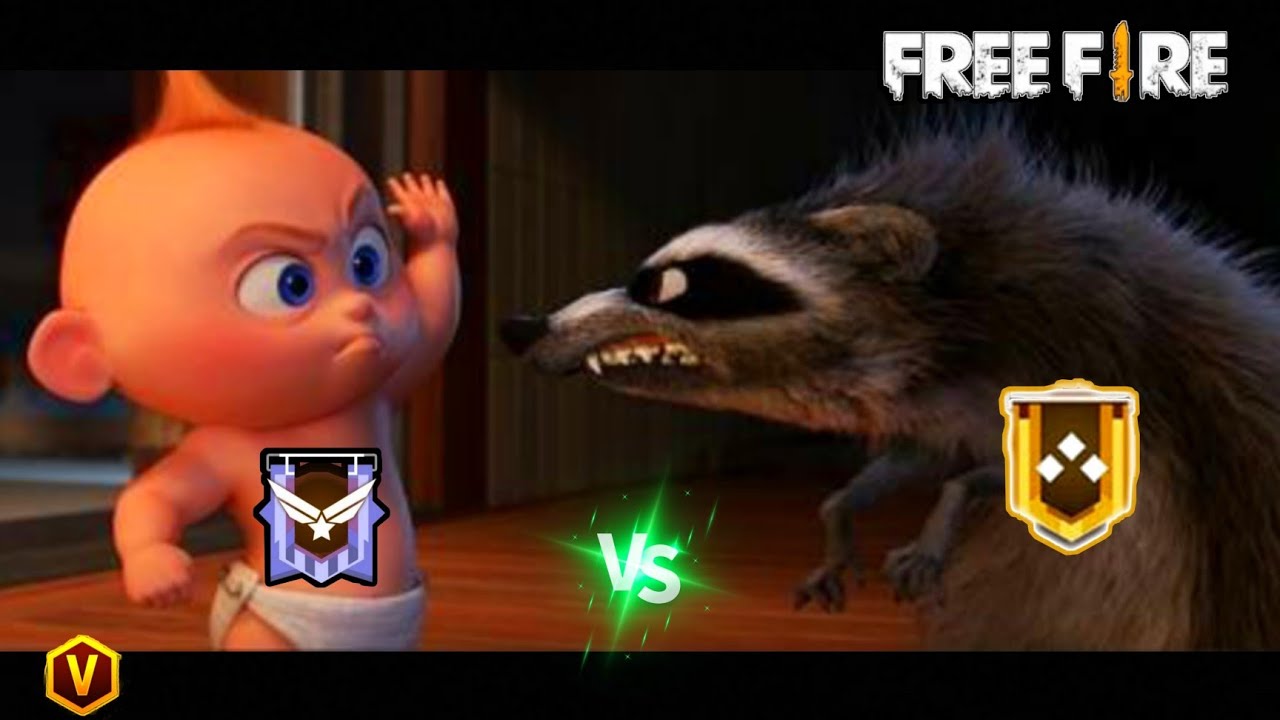 INCREÍBLES 2 . JACK JACK VS EL MAPACHE . VERSIÓN FREE FIRE 🥵😂 🤣 PLATINO ...
