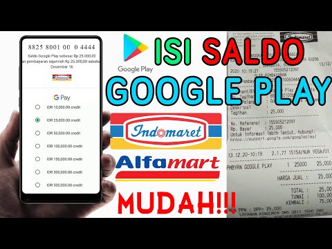 Cara Beli Saldo Google Play di Indomaret atau Alfamart | Isi Saldo Play Store Dengan Mudah