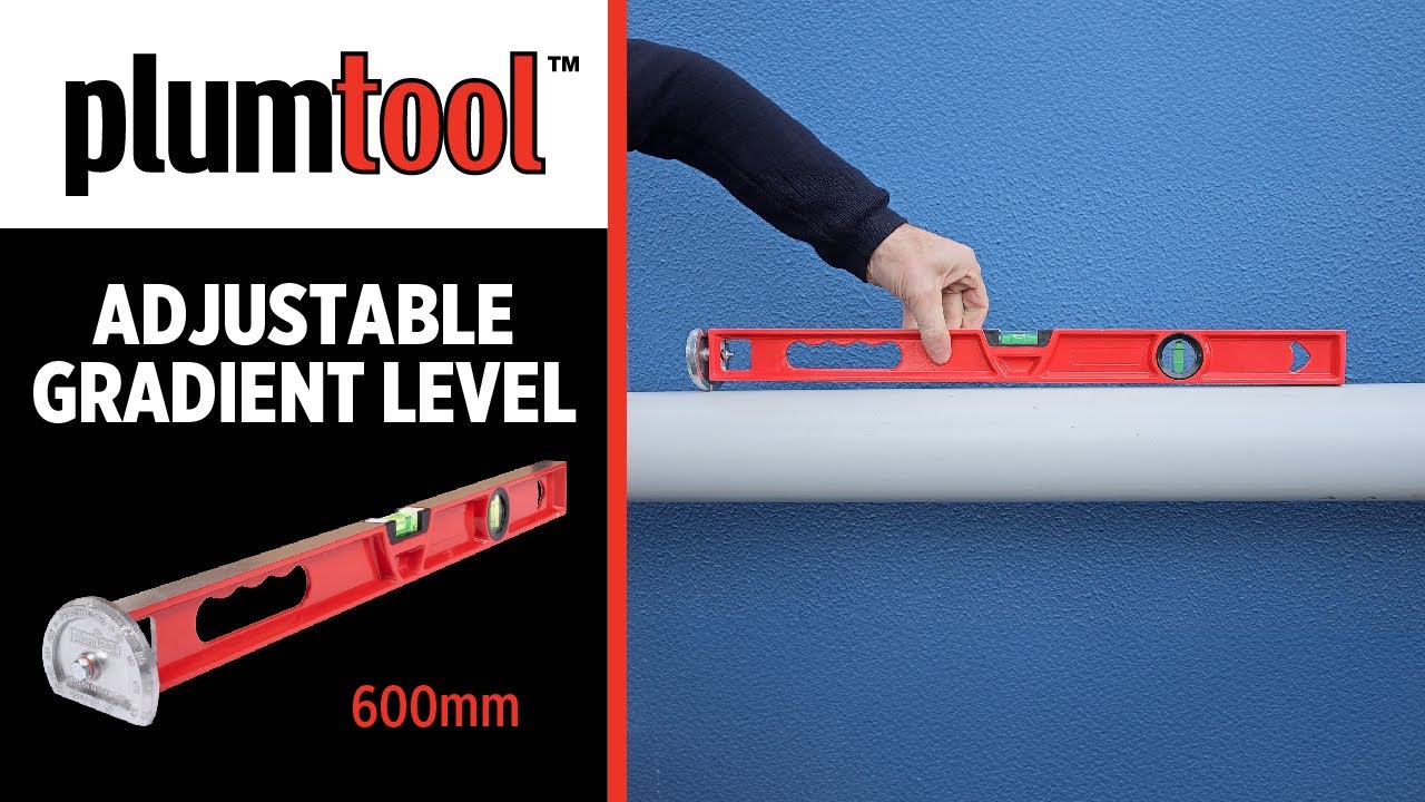 Plumtool Adjustable Gradient Level - YouTube