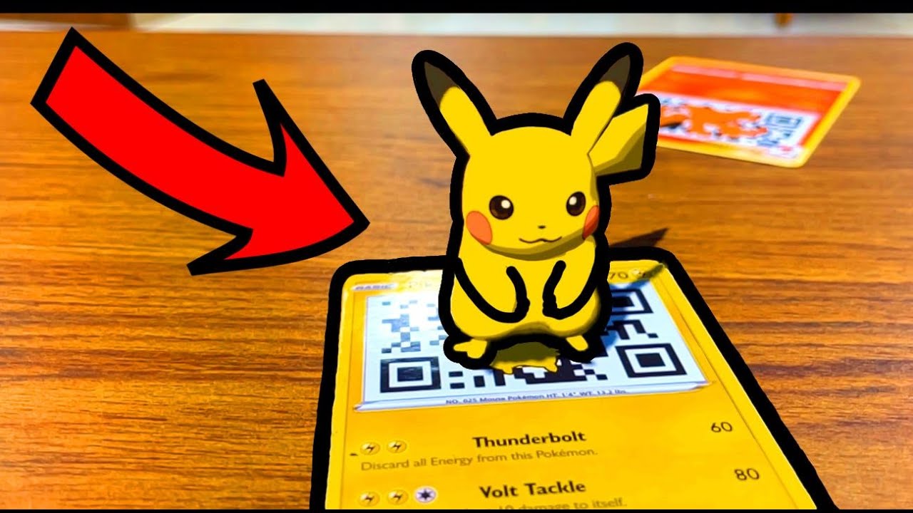 Augmented Reality Pokémon Card Battle - YouTube