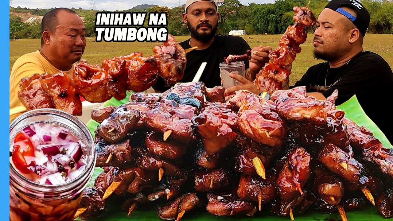 Inihaw na Tumbong ng Baboy!! Street Food!! Pork Intestine!! - YouTube