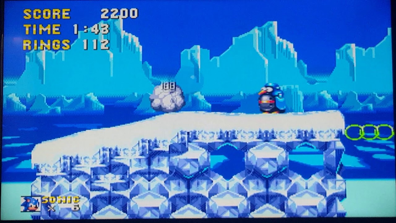 Sonic The Hedgehog 3 Ice Cap Zone act 2 - YouTube
