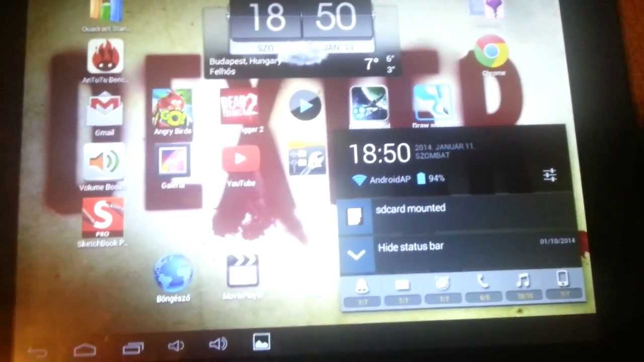 Navon Raptor 10, tablet pc Magyar - YouTube
