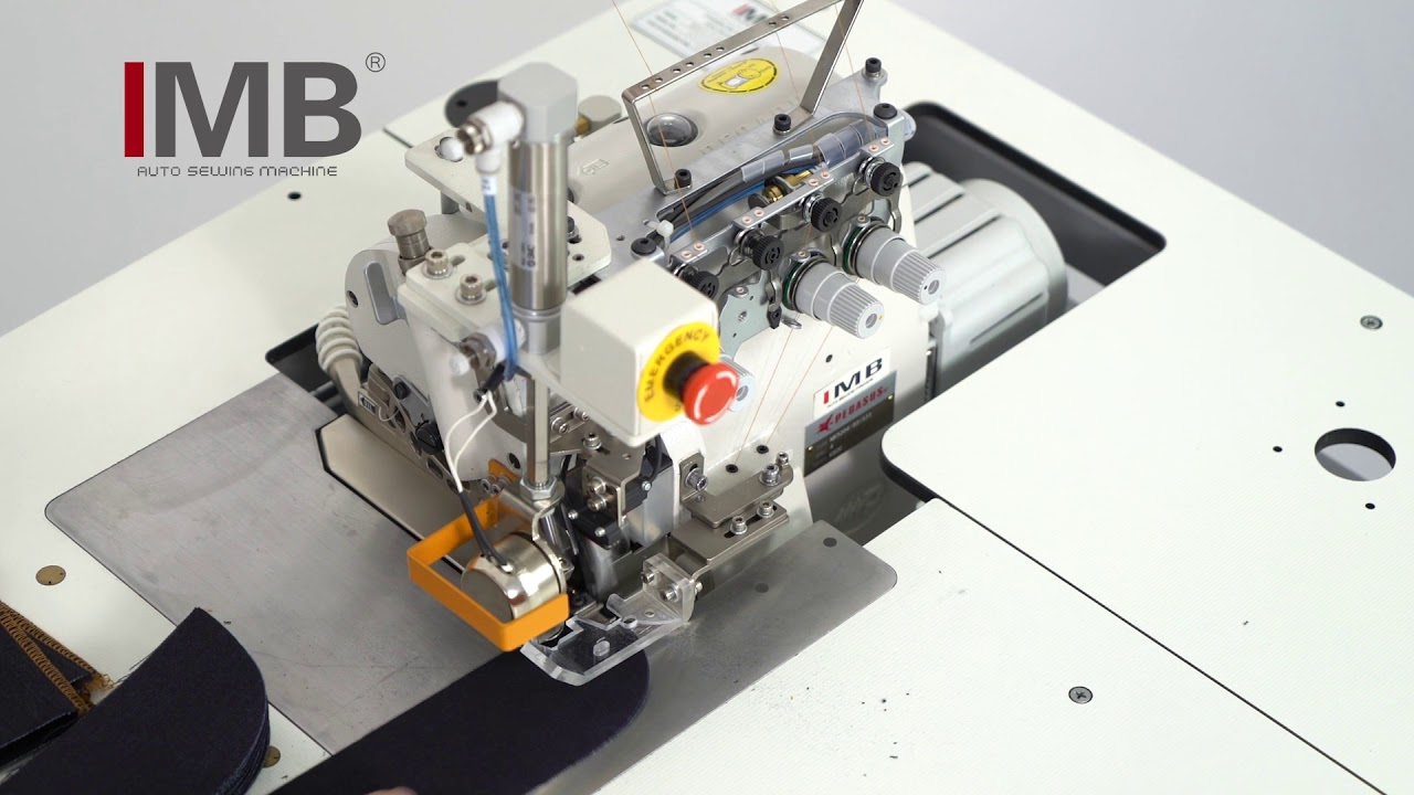 MB3001C PS MX5204 AUTO J PLACKET RIGHT FLY SERGING MACHINE - YouTube