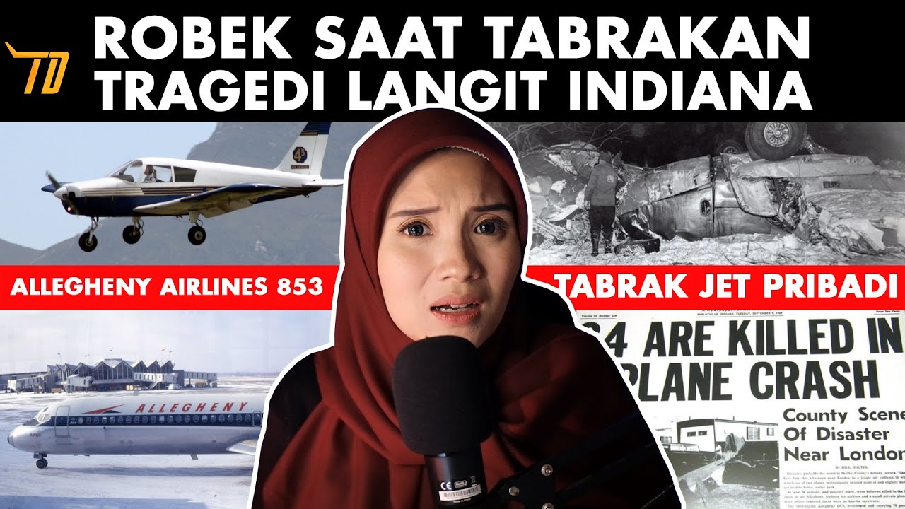 Pesawat DC 9 Milik Allegheny Airlines 853 Robek Saat Tabrakan Dengan ...