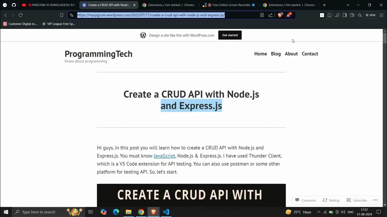 URL Shortener Chome Extension | Build a chrome extension using HTML, CSS and Javascript - YouTube