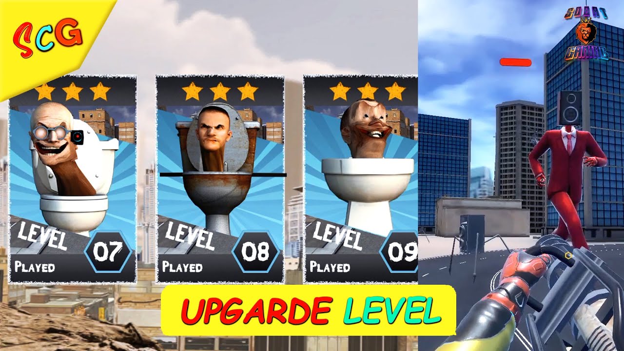 TOILET ROPE MONSTER 3D GAME, diburu skibidi toilet biru, skibidi toilet sciantise, skibidi ...