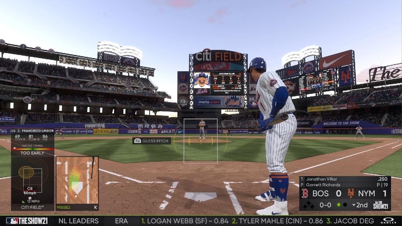 MLB The Show 21 scoreboard batter info bug - YouTube