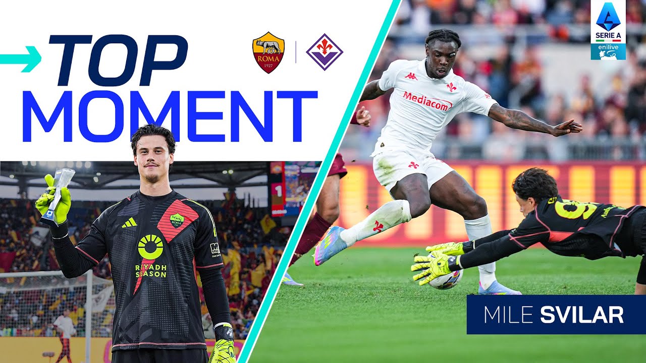 Is Svilar the Best Goalkeeper in Serie A? | Top Moment | Roma ...