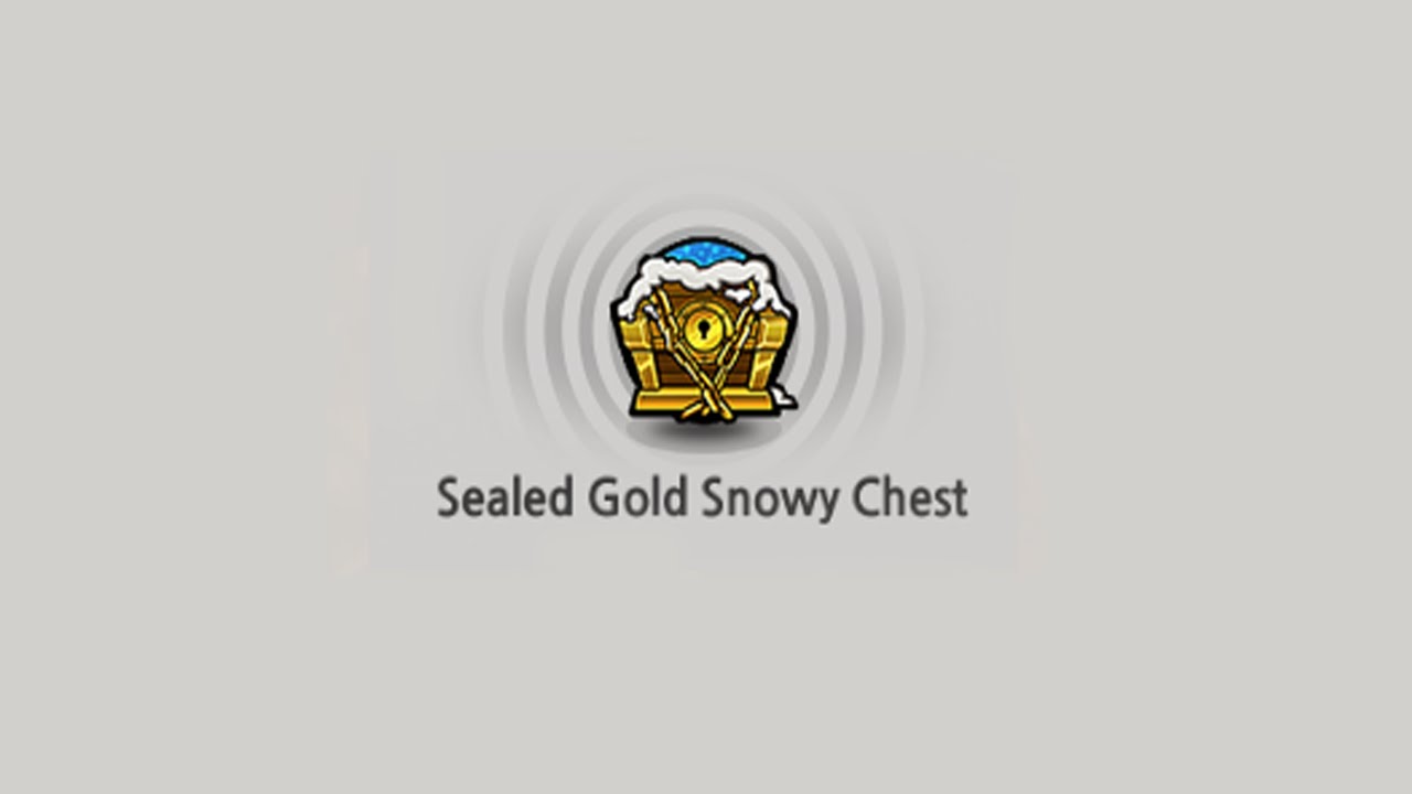 Lost Saga - Sealed Gold Snowy Chest { HD } - YouTube