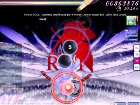 osu! eva (easy+DT+HR) By ckrainbow19 - YouTube