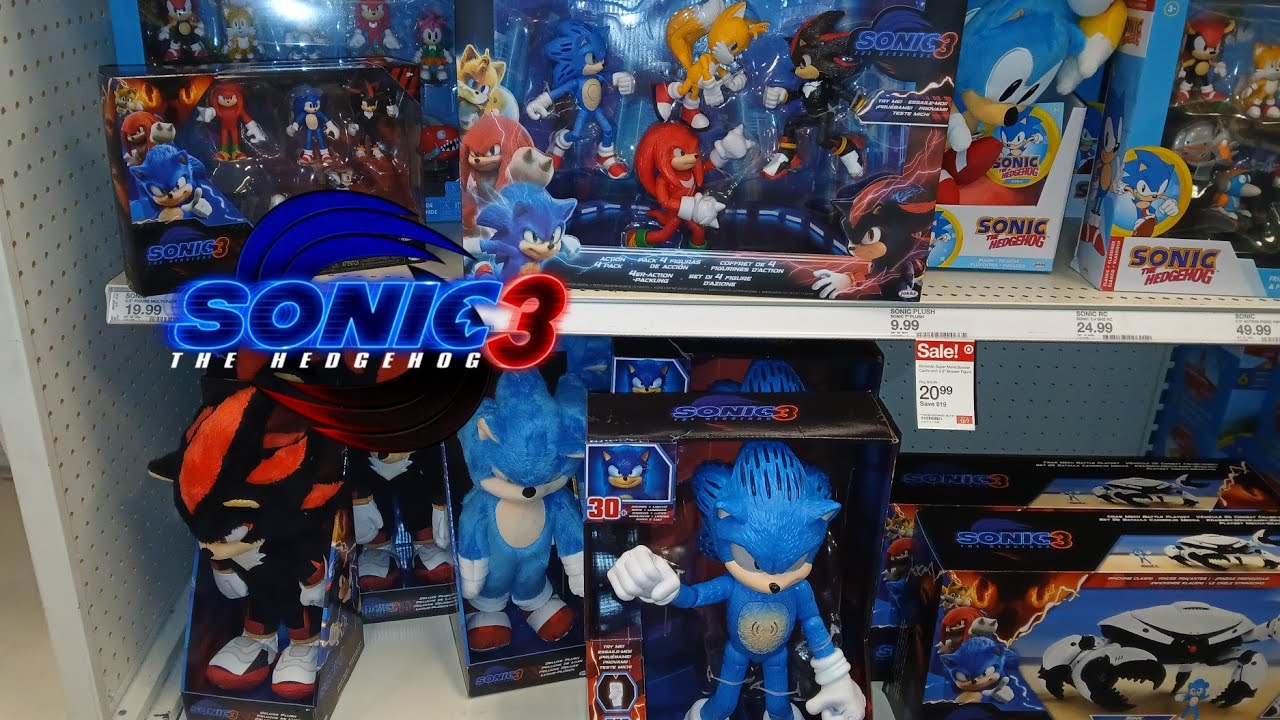 Sonic The Hedgehog 3 Movie Toys At Target - YouTube