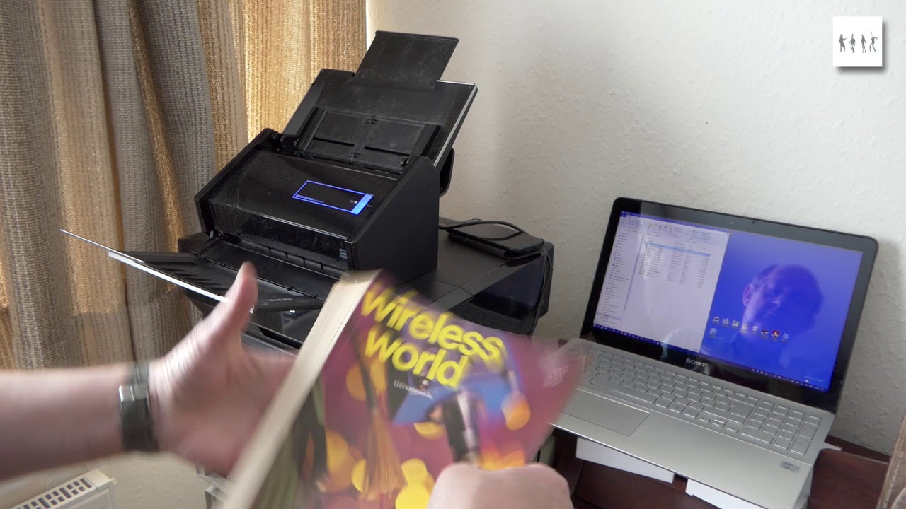 Magazine Scanning with Fuji ScanSnap iX500 - YouTube