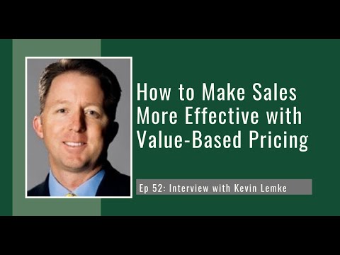PODCAST EP52: How to Make Sales More Effective with Value-Based Pricing ...
