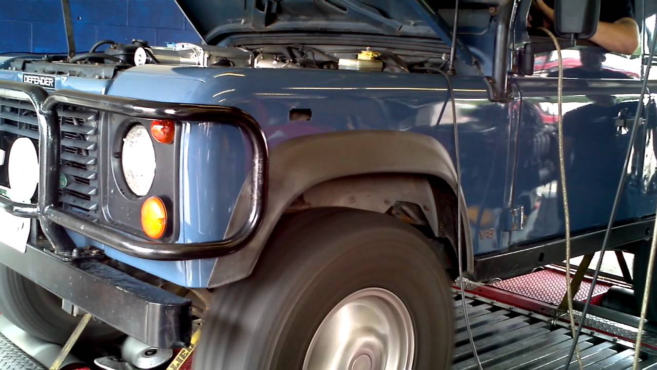 Defender 90 Dyno Run With Supercharger.mov - YouTube