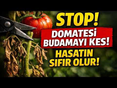 DOMATESLERİ DERHAL BUDAMAYI KES! Hasadı SIFIRLAYAN En Büyük Yanlış!