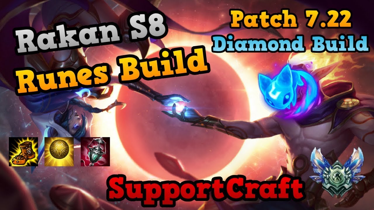 Rakan Build Season 8 Runes - Aery Initiate | SupportCraft - YouTube