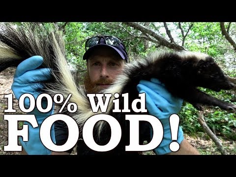 Catch and Cook STINKY Skunk & CACTUS Tuna! Ep01 | 100% WILD Food ...