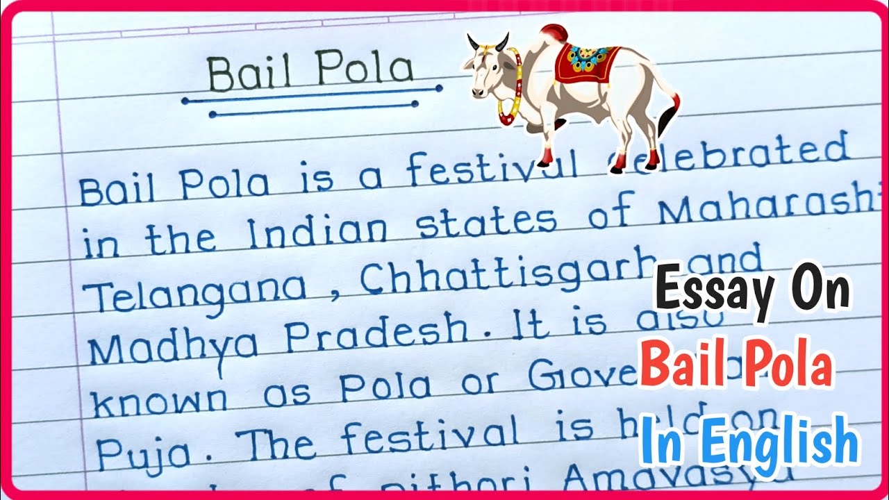 Bail Pola Nibandh English|| Bail Pola Essay In English||Long Pola ...